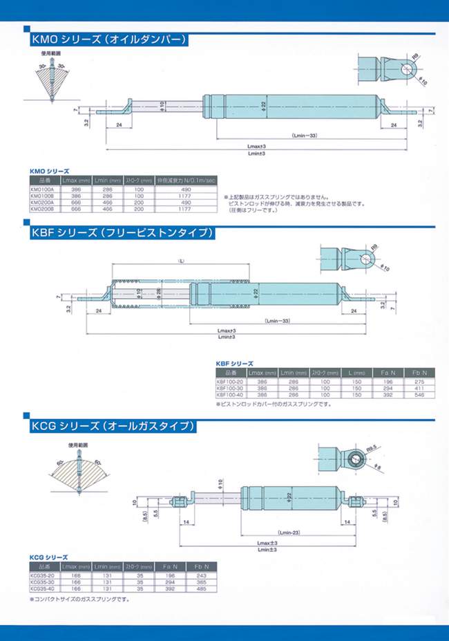KCG Series (All Gas Model) | KYB | MISUMI South East Asia