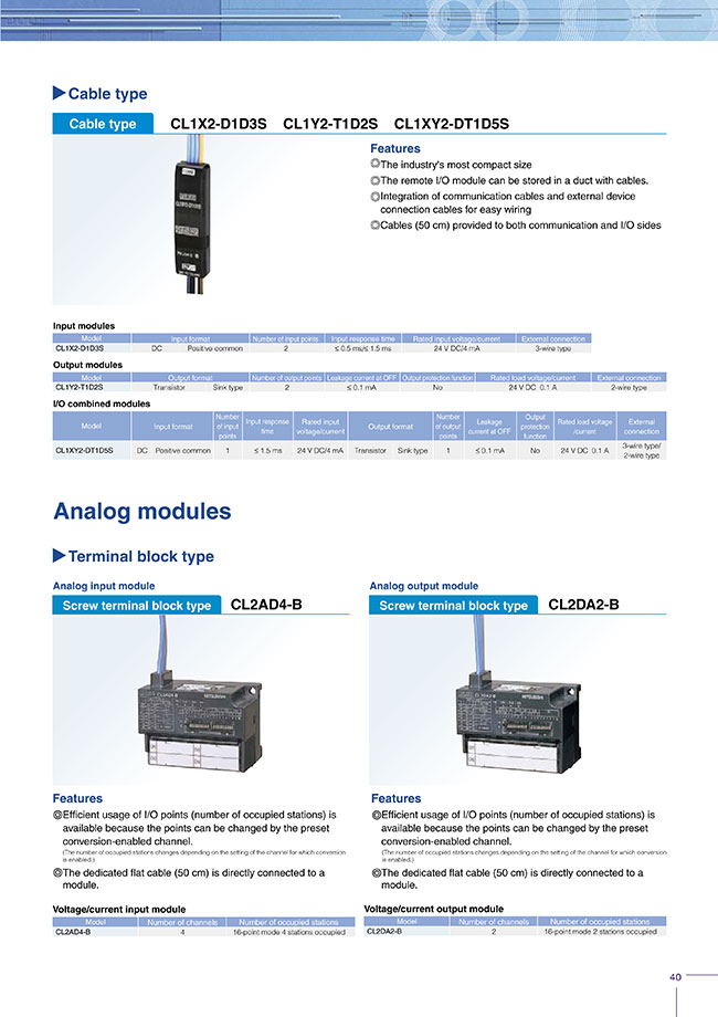 CC-Link Analog Input Unit Terminal Block Type | MITSUBISHI | MISUMI ...