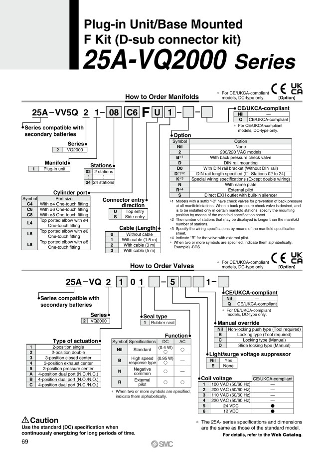 5-Port Solenoid Valve, Base Mounted, Rechargeable Battery Compatible ...
